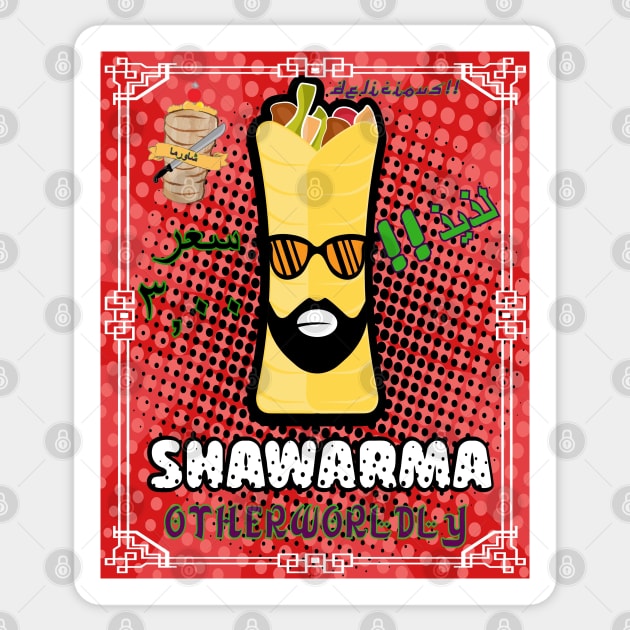 Shawarma hipster - Shawarma - Sticker | TeePublic