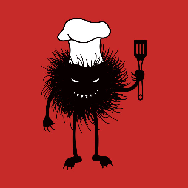 Evil Bug Chef - Cooking - T-Shirt | TeePublic
