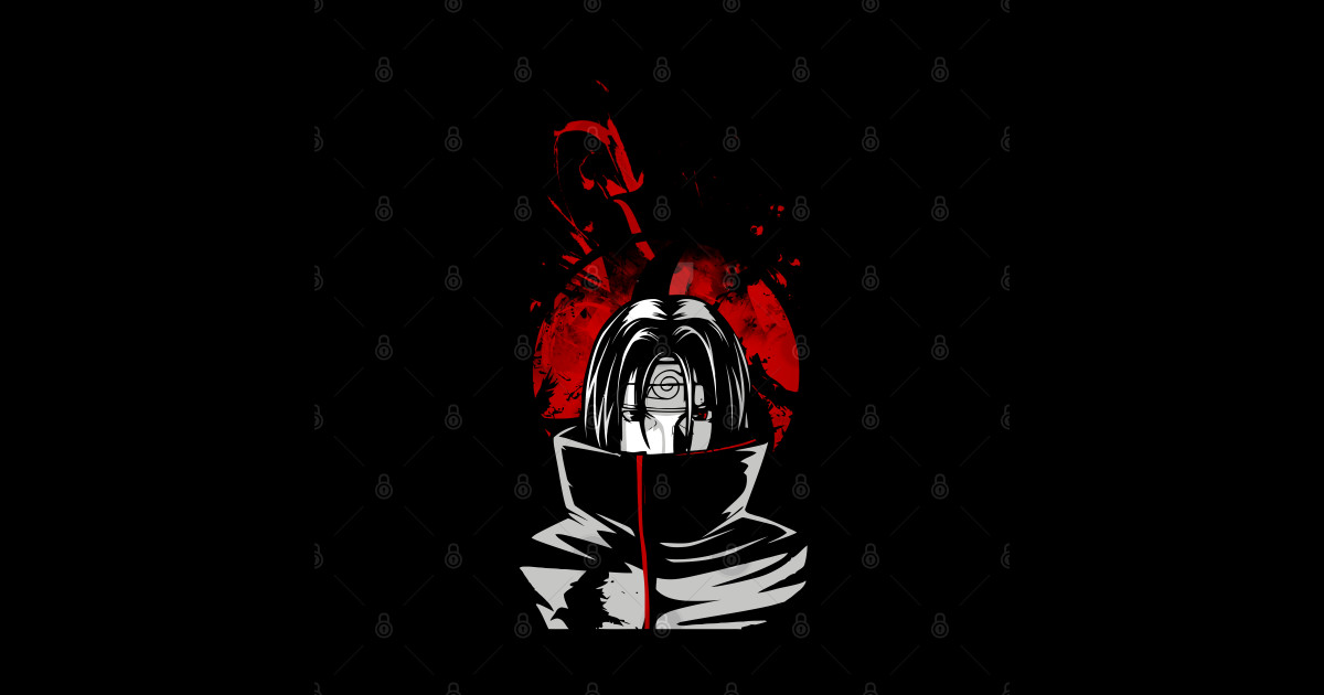 Itachi - akatsuki - Anime Art - Sticker | TeePublic