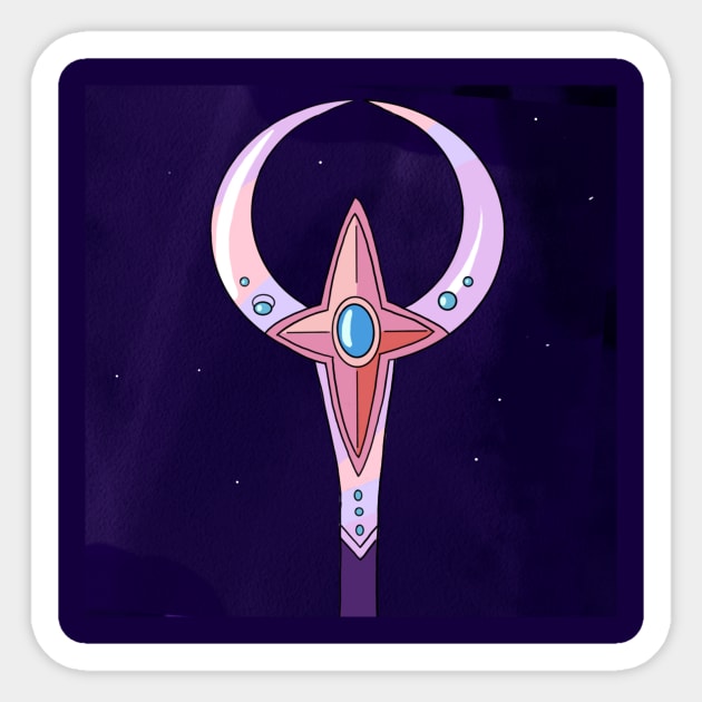 Starry Staff - She Ra - Sticker | TeePublic