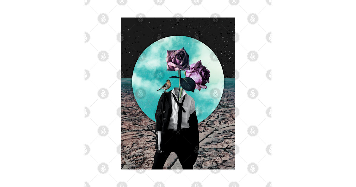 Parallel universes Surreal Collage Art - Surrealism - T-Shirt | TeePublic