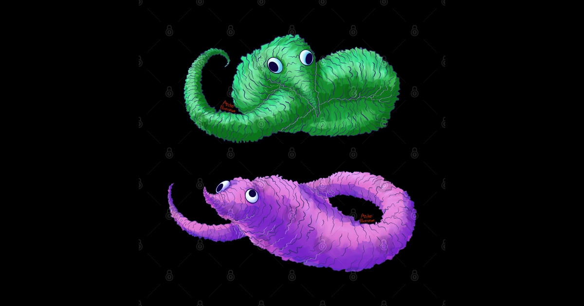 Squirmles / Worm On A String - Worm On A String - Tapestry | TeePublic