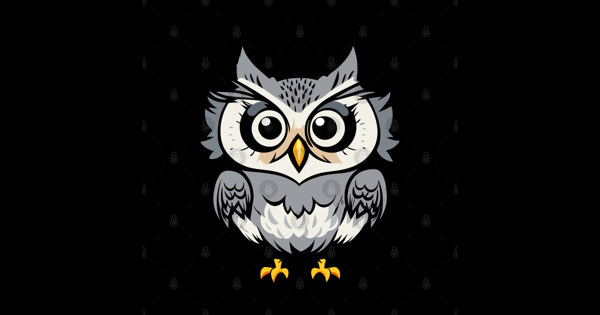 The Little Owls - Owl - Sticker | TeePublic