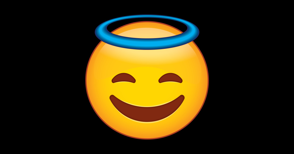 Angel Face-Couple Costume' Funny emoticon Angel Face - Emoticons ...