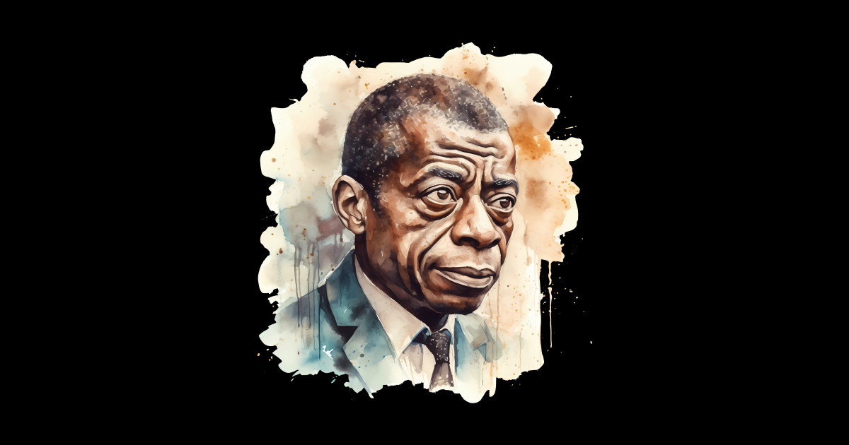 James Baldwin Art Portrait for Black History Month - James Baldwin ...