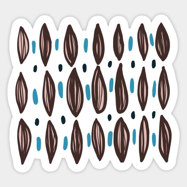 happy cocoa beans - Cocoa - Sticker | TeePublic