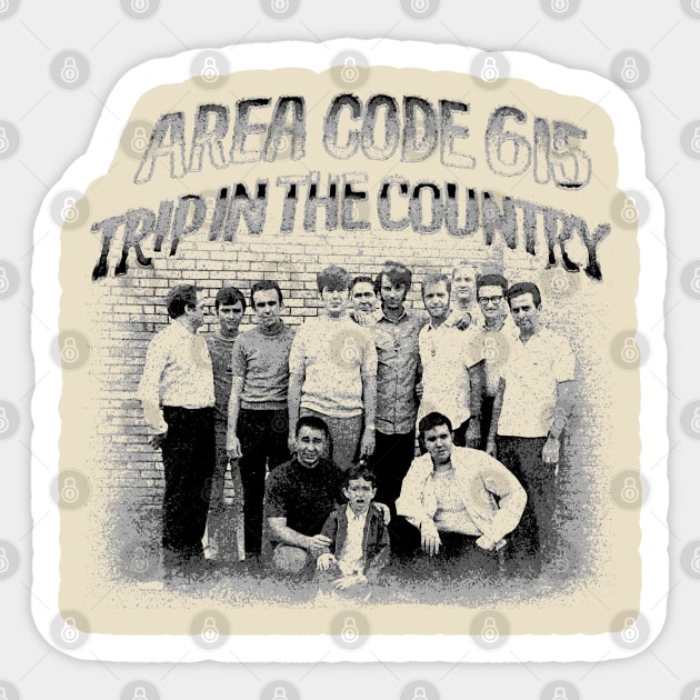 Area Code 615(Rock Band) - Area Code 615rock Band - Sticker | TeePublic