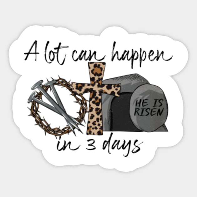 He is Risen Funny Easter - He Is Risen Funny Easter - Sticker | TeePublic