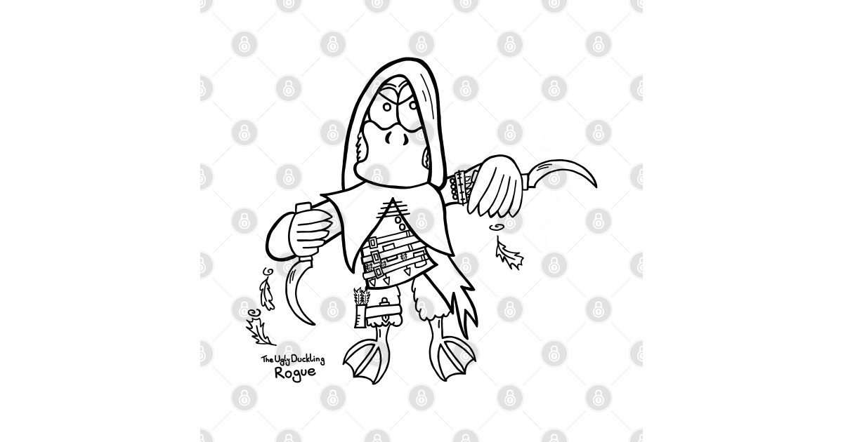 The Ugly Duckling Rogue - Duck - T-Shirt | TeePublic