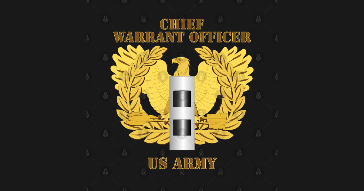 Emblem - Warrant Officer - CW2 - Retired - T-Shirt | TeePublic