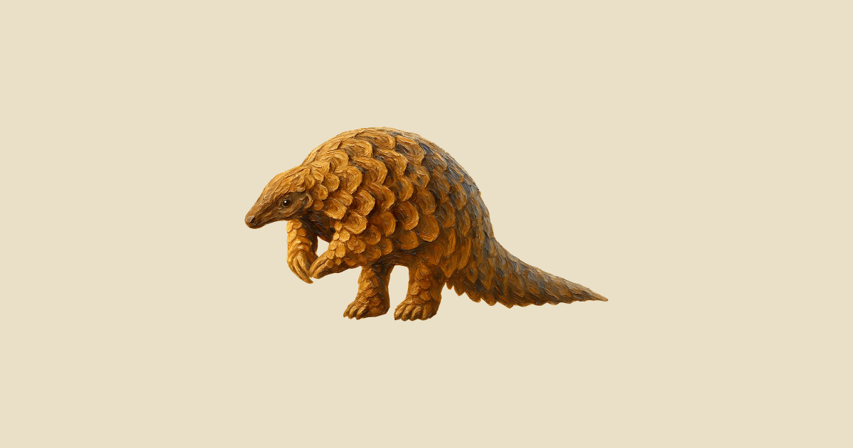 Pangolin Walking on Hind Legs Picture for Pangolin Fans - Pangolin ...