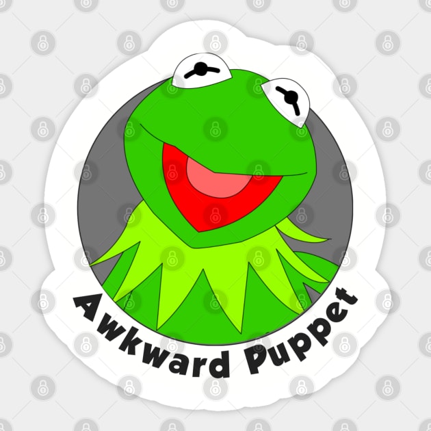 Awkward Puppet - Awkward People - Sticker | TeePublic