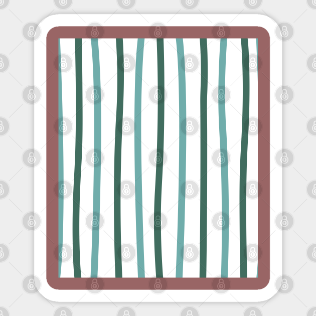 Hand Drawn Line Pattern - Hand Drawn Line Pattern - Sticker | TeePublic