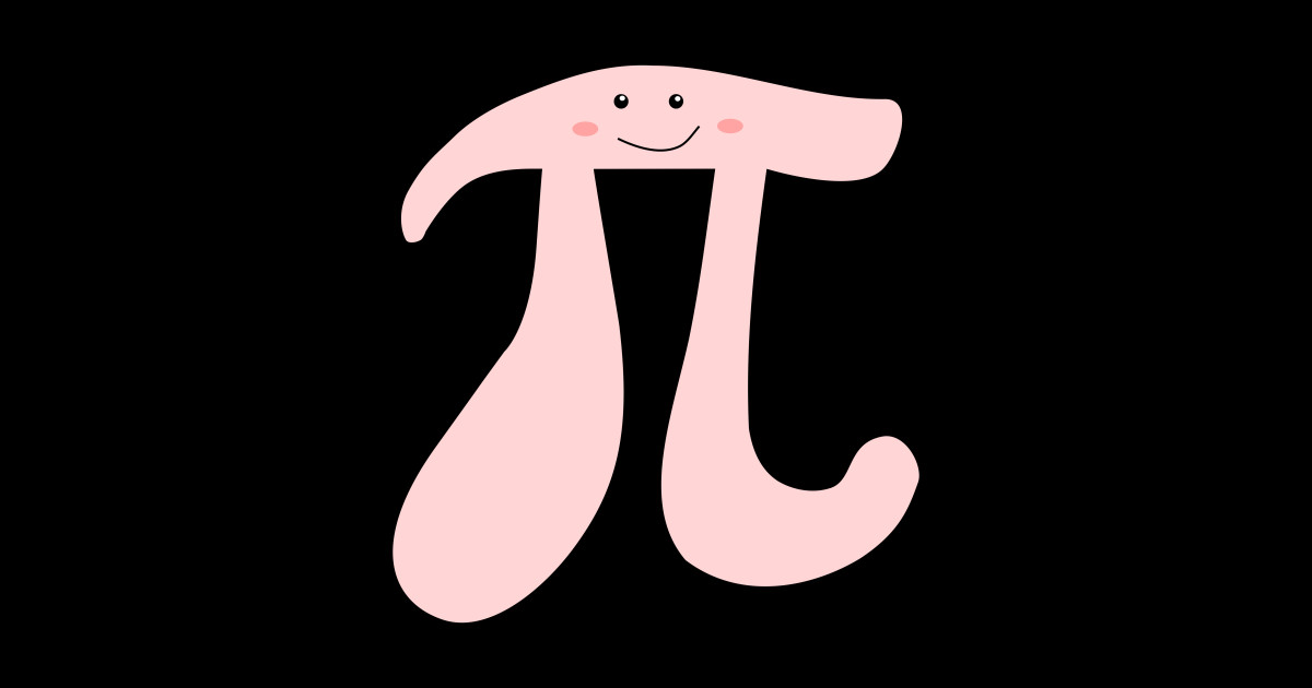 Kawaii Pi - Pi - Sticker | TeePublic