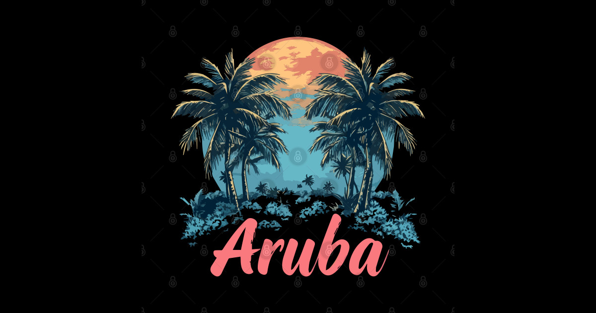 Aruba Design - Aruba - Posters and Art Prints | TeePublic
