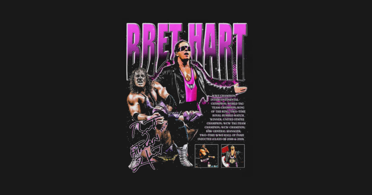 Bret Hart The Moment - Bret Hart - T-Shirt | TeePublic