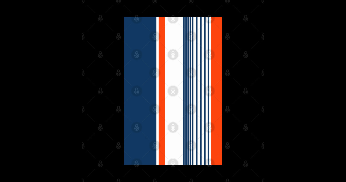 Color Block Stripes Blue and Red - Stripes Design - Magnet | TeePublic