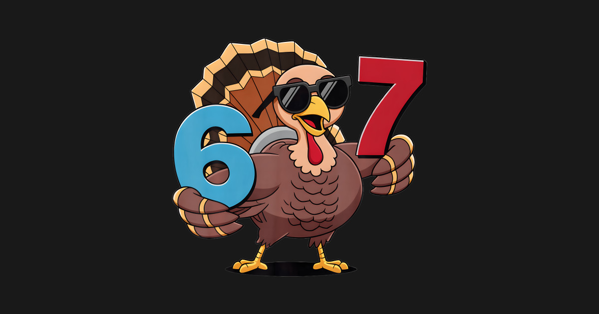 Thanksgiving Turkey 6 7 Six Seven - Thanksgiving Turkey Holiday - T ...