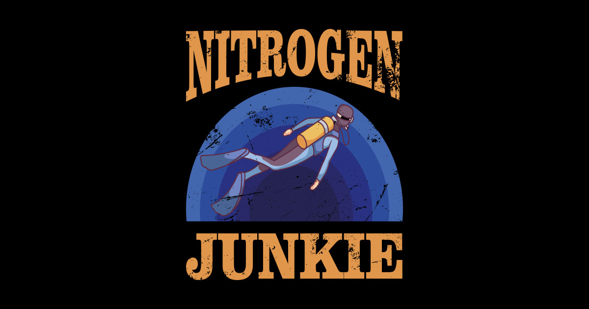 Funny Scuba Diver Nitrox Nitrogen Diving Gas Dive Lover - Scuba Diving ...