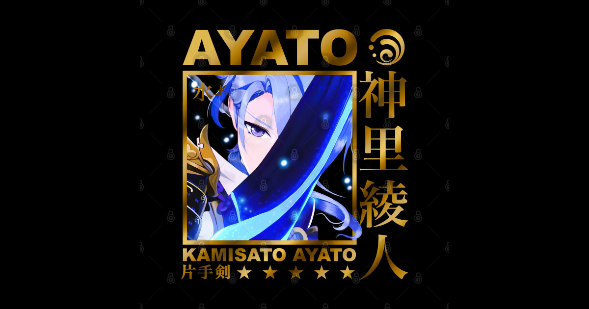 Kamisato Ayato - Genshin Impact - Ayato - Sticker | TeePublic