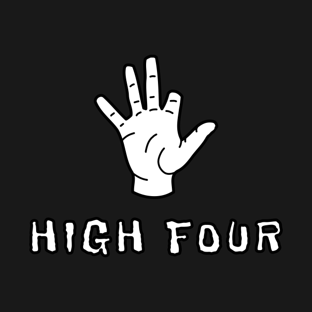 High Four - Hand - T-Shirt | TeePublic