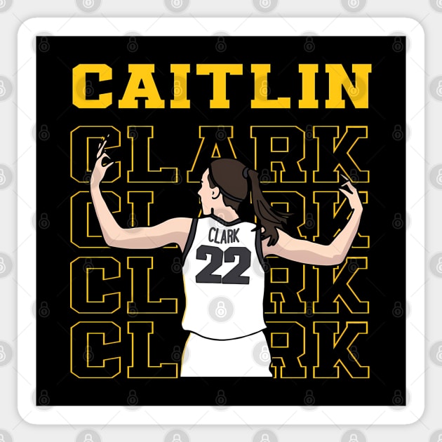 Caitlin Clark 22 - Caitlin Clark - Sticker | TeePublic