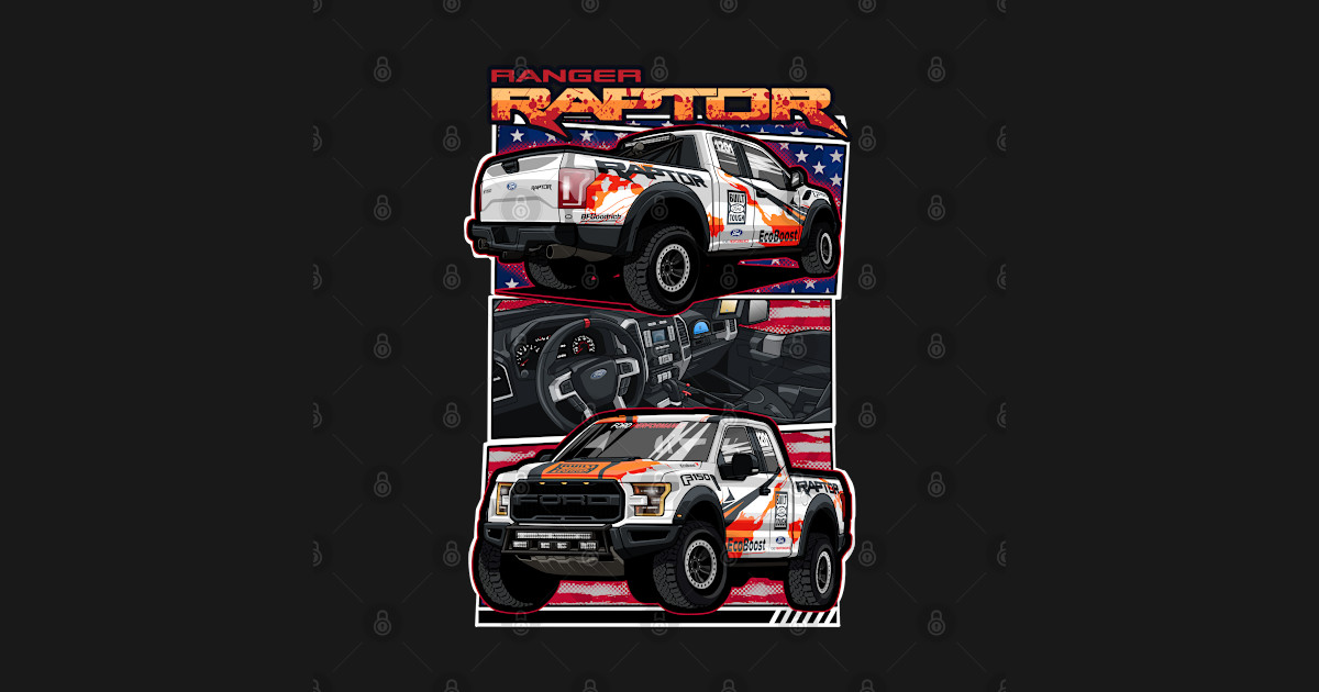 Monster Raptor truck - Truck - T-Shirt | TeePublic