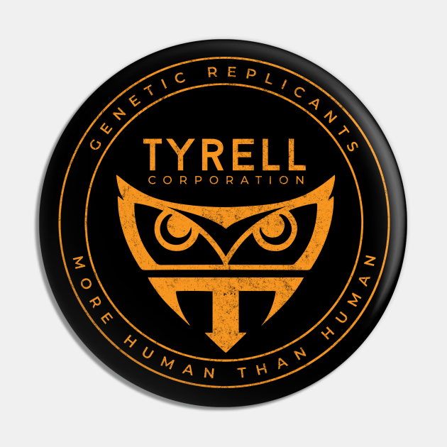 Tyrell Corporation - modern vintage logo - Tyrell Corporation - Pin ...