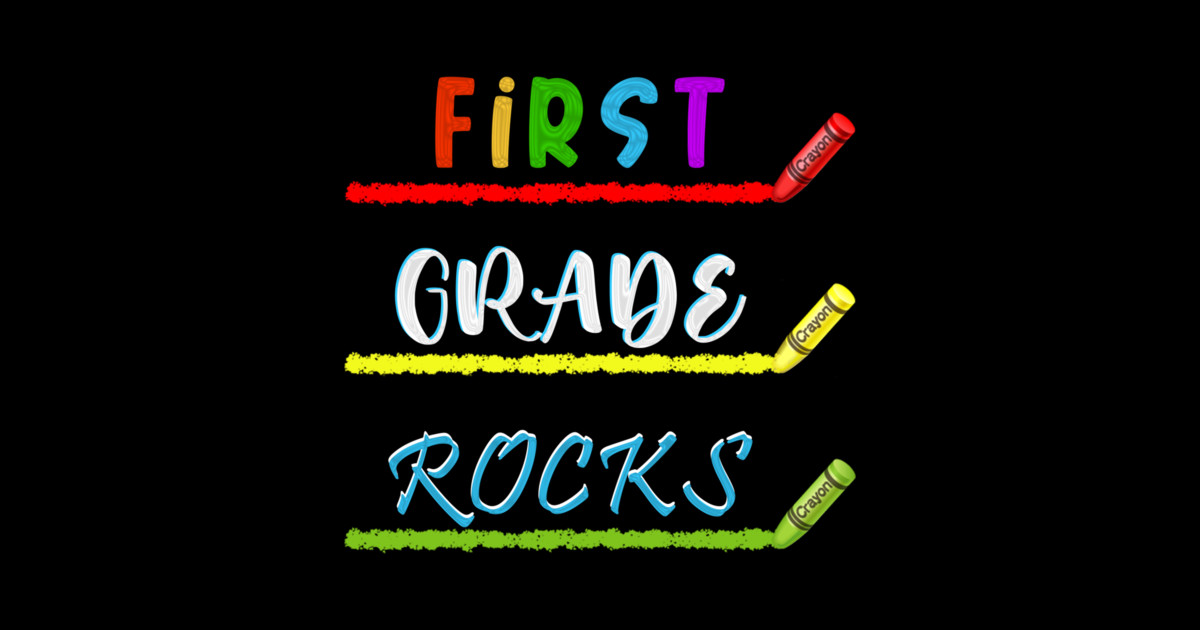 1st grade rocks 2 - 1st Grade Rocks 2 Shop - Sticker | TeePublic