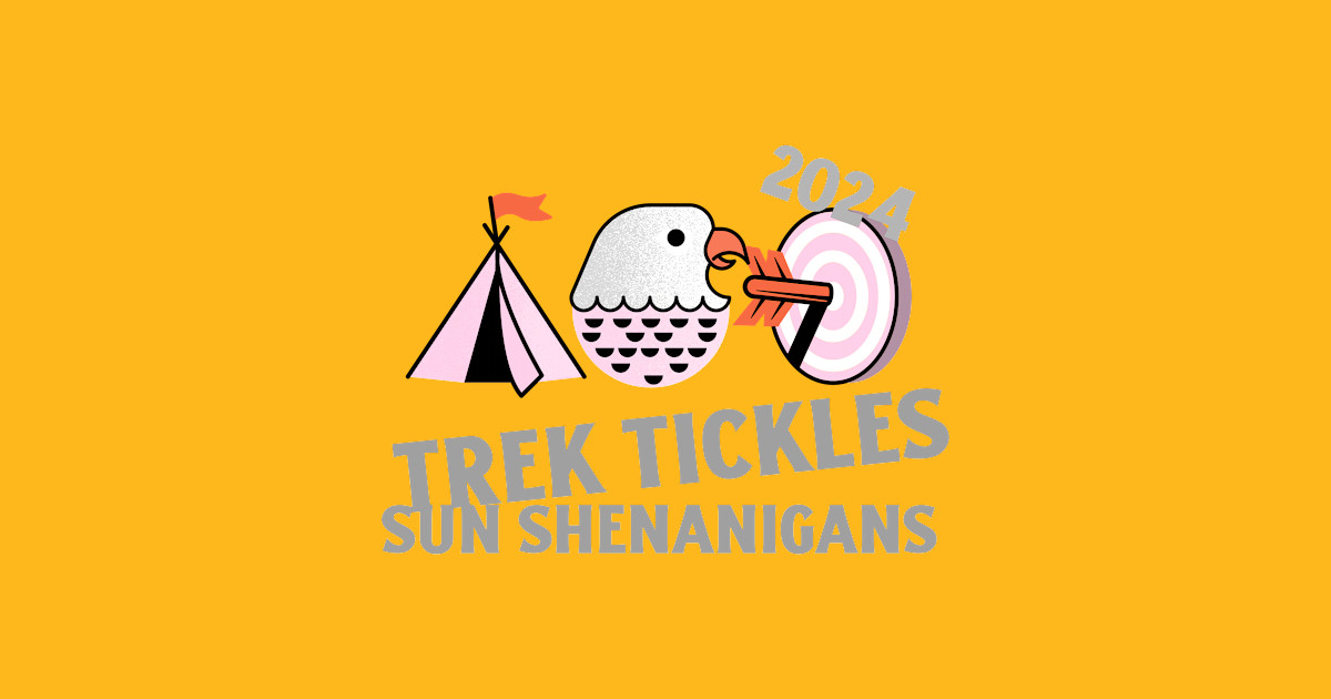 Trek Tickles Sun Shenanigans Summer Camping - Summer Camping - T-Shirt ...