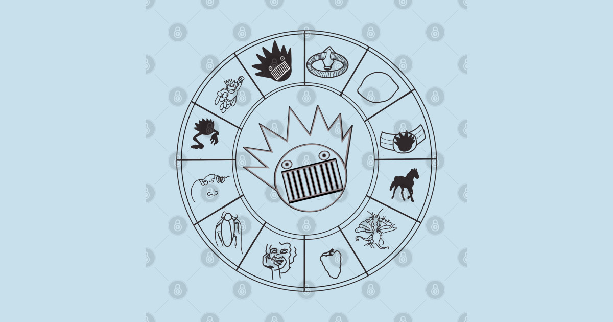 Boognish Rising - Horoscope Birth Chart for Ween - Ween - T-Shirt ...