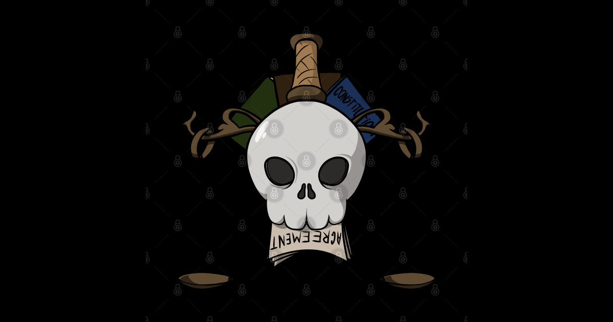 Lawyers crew Jolly Roger pirate flag (no caption) - Jolly Roger ...