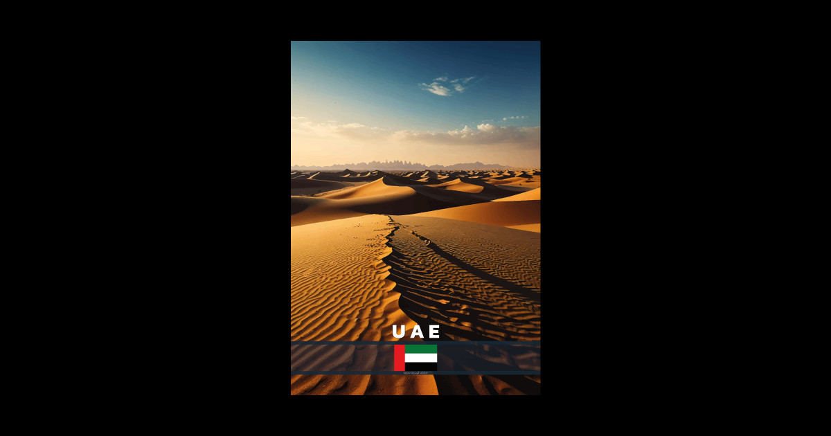 UAE Travel - Uae - Sticker | TeePublic