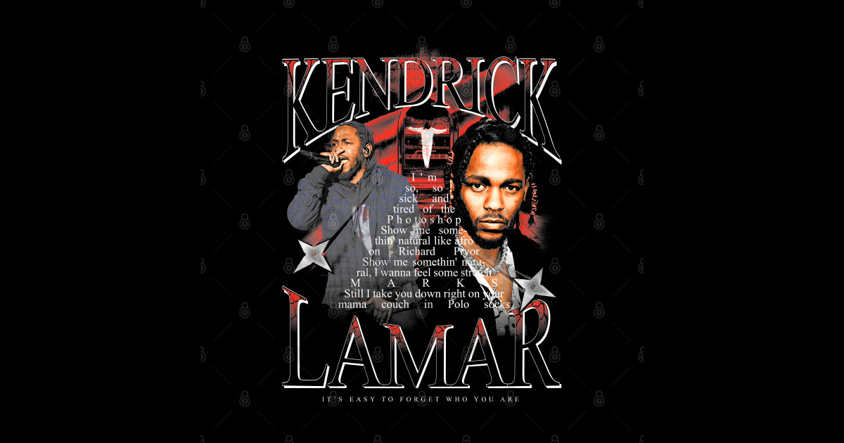 Kendrick Lamar - Vintage - Kendric Lamar - Sticker | TeePublic