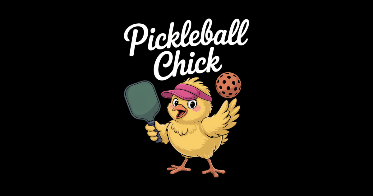 Funny Pickleball Player Paddle Sport Cute Animal - Pickleball Player ...