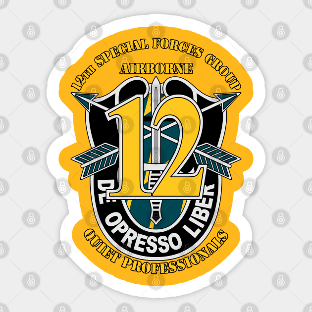 12th Special Forces Group - 12th Special Forces Group - Sticker | TeePublic