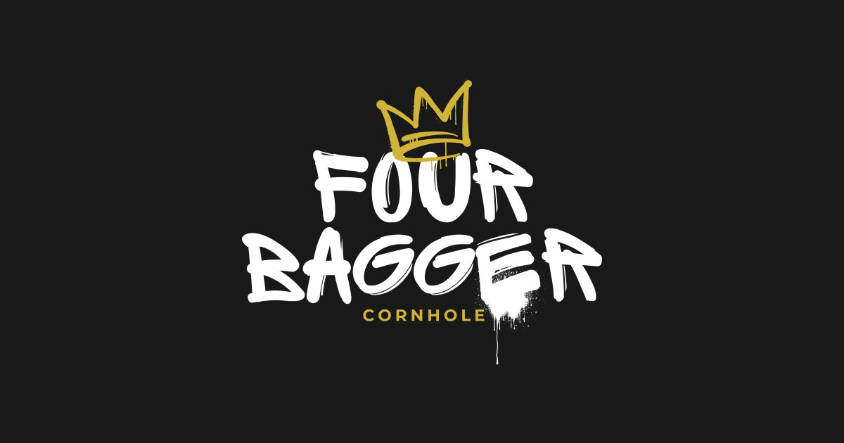 Four Bagger Crown Graffiti - Cornhole - T-Shirt | TeePublic