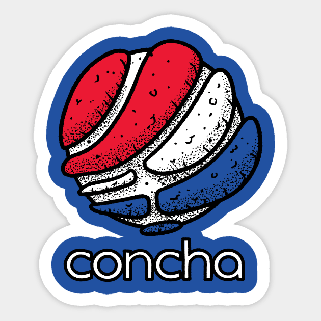 Concha - Pan Dulce Funny Mexican Food - Mexican Food - Sticker | TeePublic