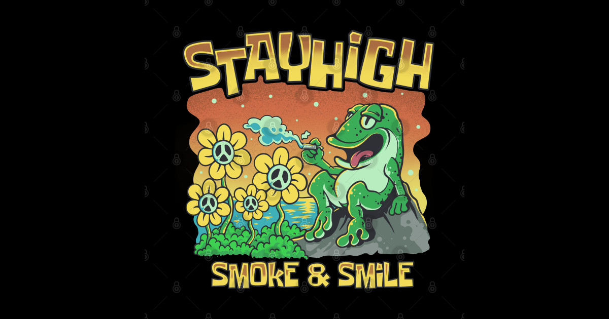 STAY HIGH - Marijuana - Sticker | TeePublic