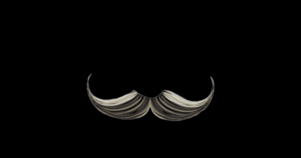 A Mustache is a Frown Turned Upside Down II - Mustache - Sticker ...
