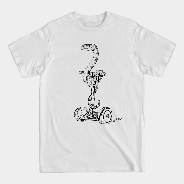 Snake on a Segway - Snake - T-Shirt sold by James Anderson | SKU ...