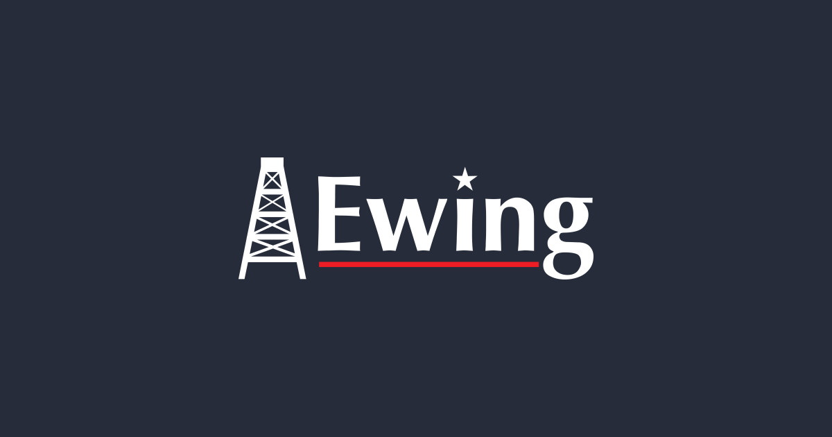Ewing Logo - Dallas Texas - T-Shirt | TeePublic