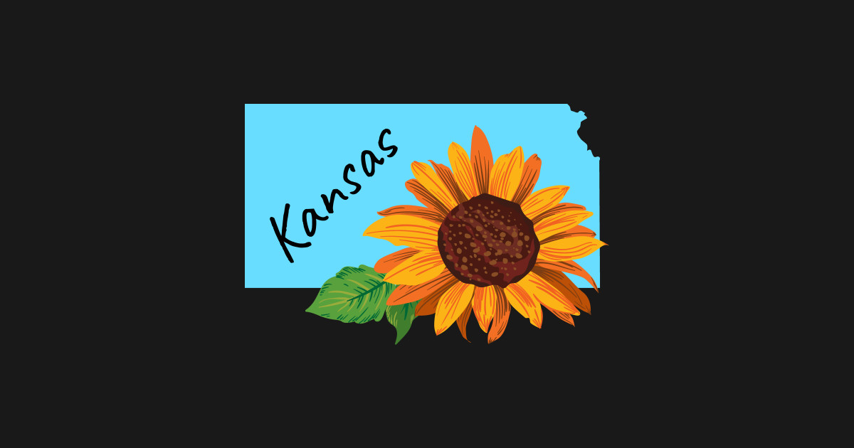 Kansas Sunflower State Flower - Kansas - T-Shirt | TeePublic