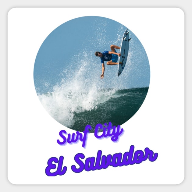 surf city El Salvador - Surf City - Sticker | TeePublic