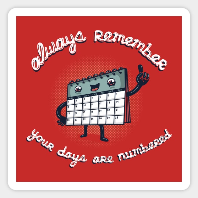 A Friendly Reminder - Pun - Sticker | TeePublic
