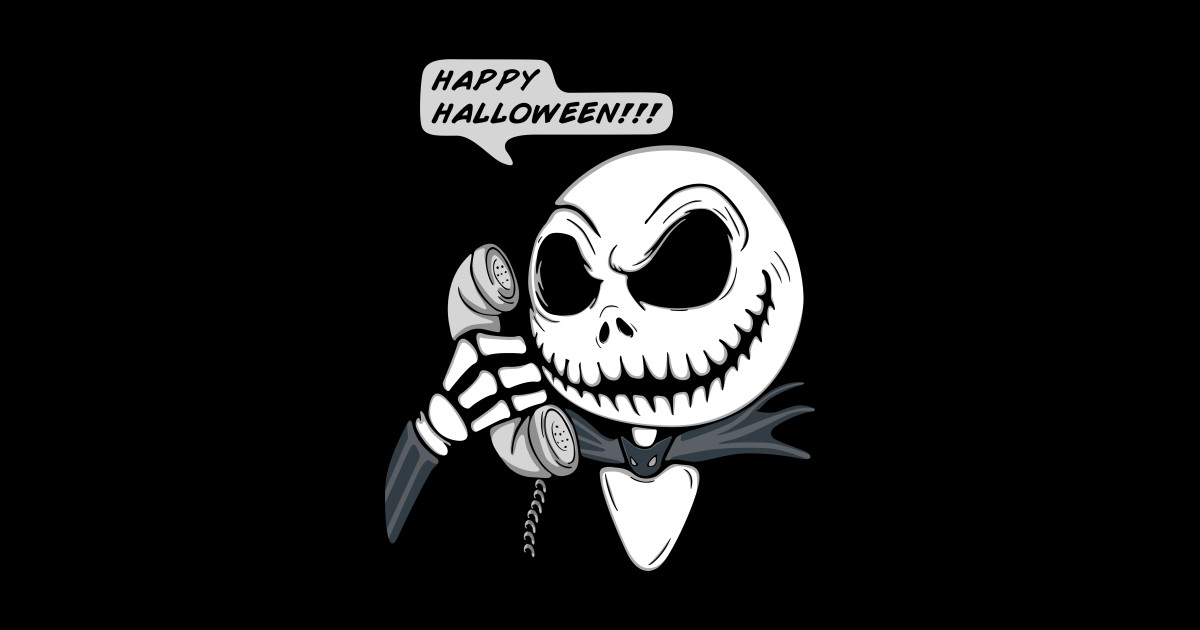 Happy halloween - Jack Skellington - Sticker | TeePublic
