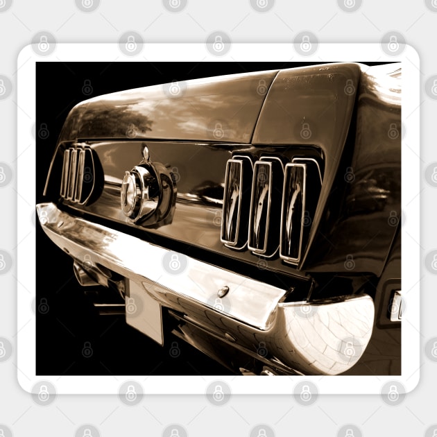 Classic Car Mustang - Mustang - Sticker | TeePublic