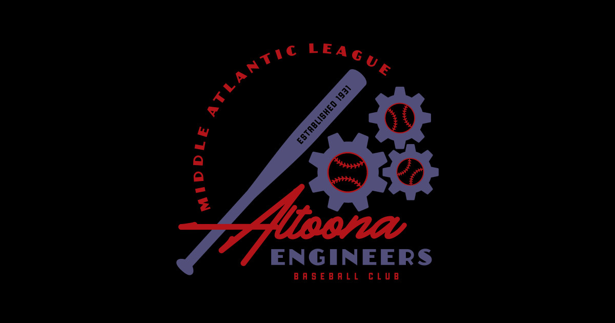 Altoona Engineers Baseball - Minor League Baseball - Sticker | TeePublic