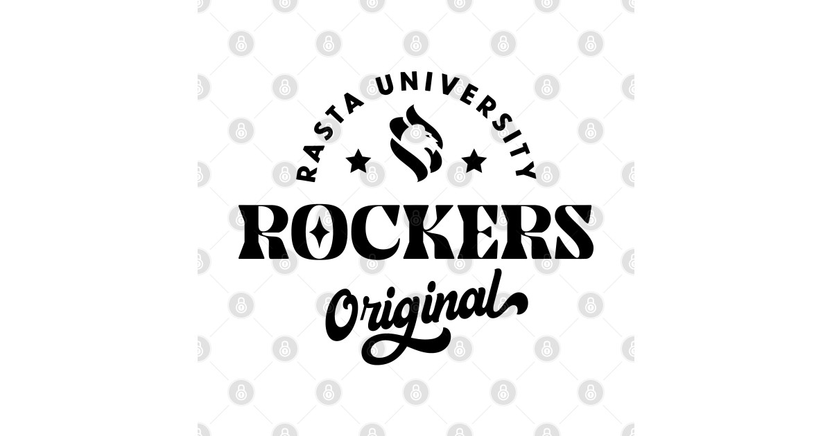 Rasta University Rockers Original Reggae - Reggae - T-Shirt | TeePublic