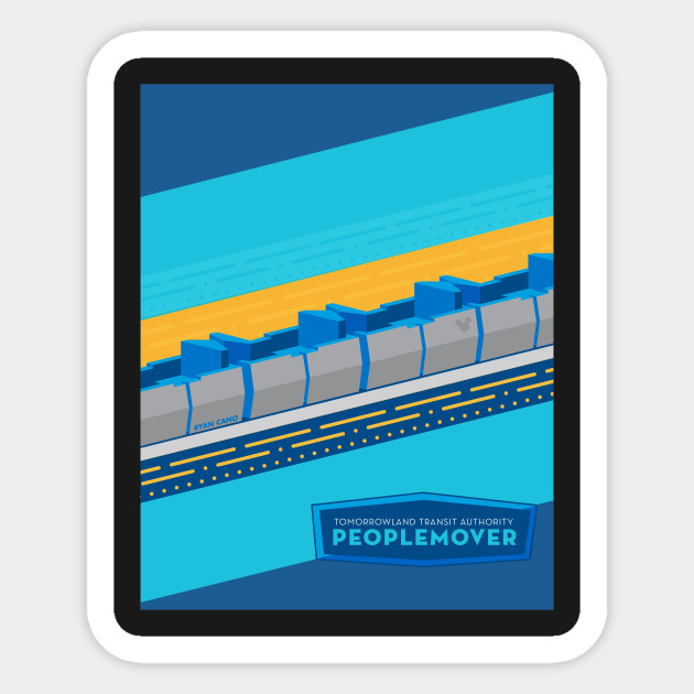 People Mover - Disney - Sticker | TeePublic